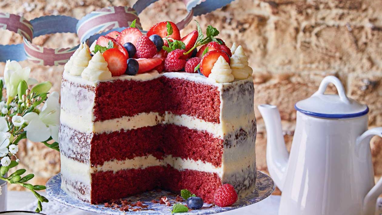 Gumbo | White Chocolate Red Velvet Cake