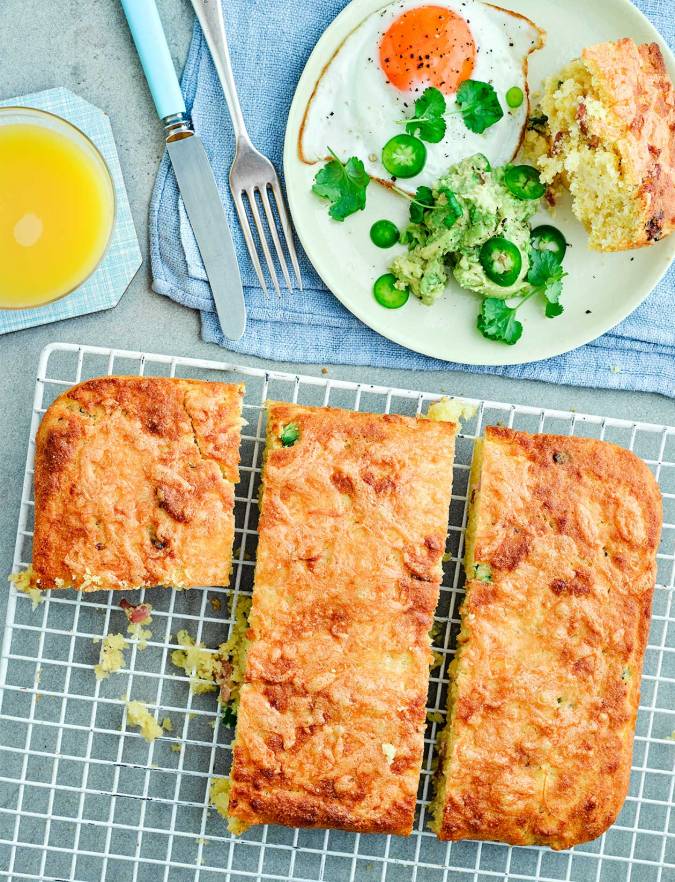 Jalapeño Smoked Cheddar And Bacon Cornbread Recipe Sainsburys Magazine